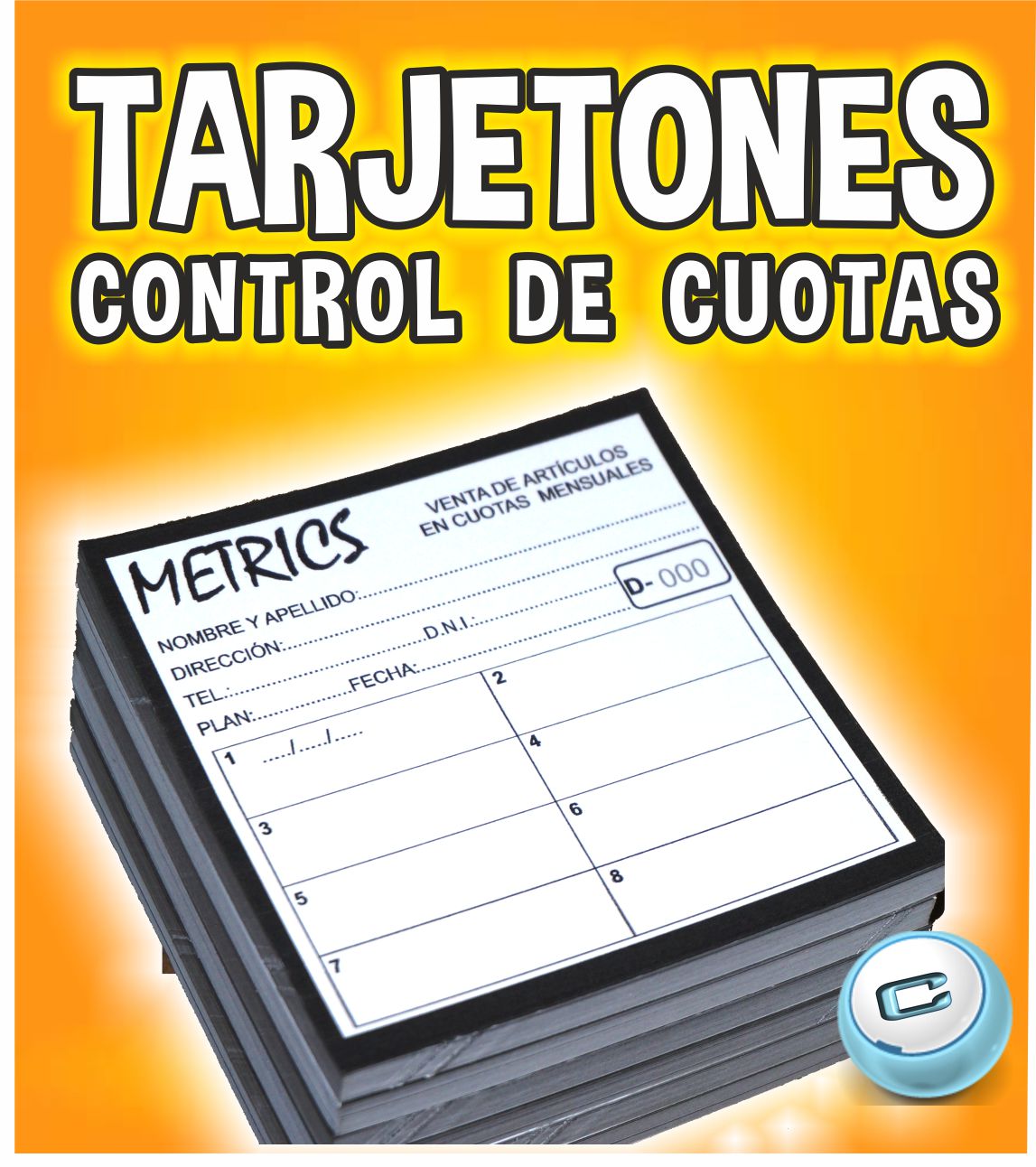 TARJETONES CONTROL – Campel